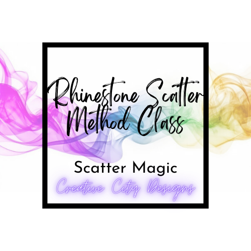 Scatter Method Rhinestoning Beginners Class - "Scatter Magic ...