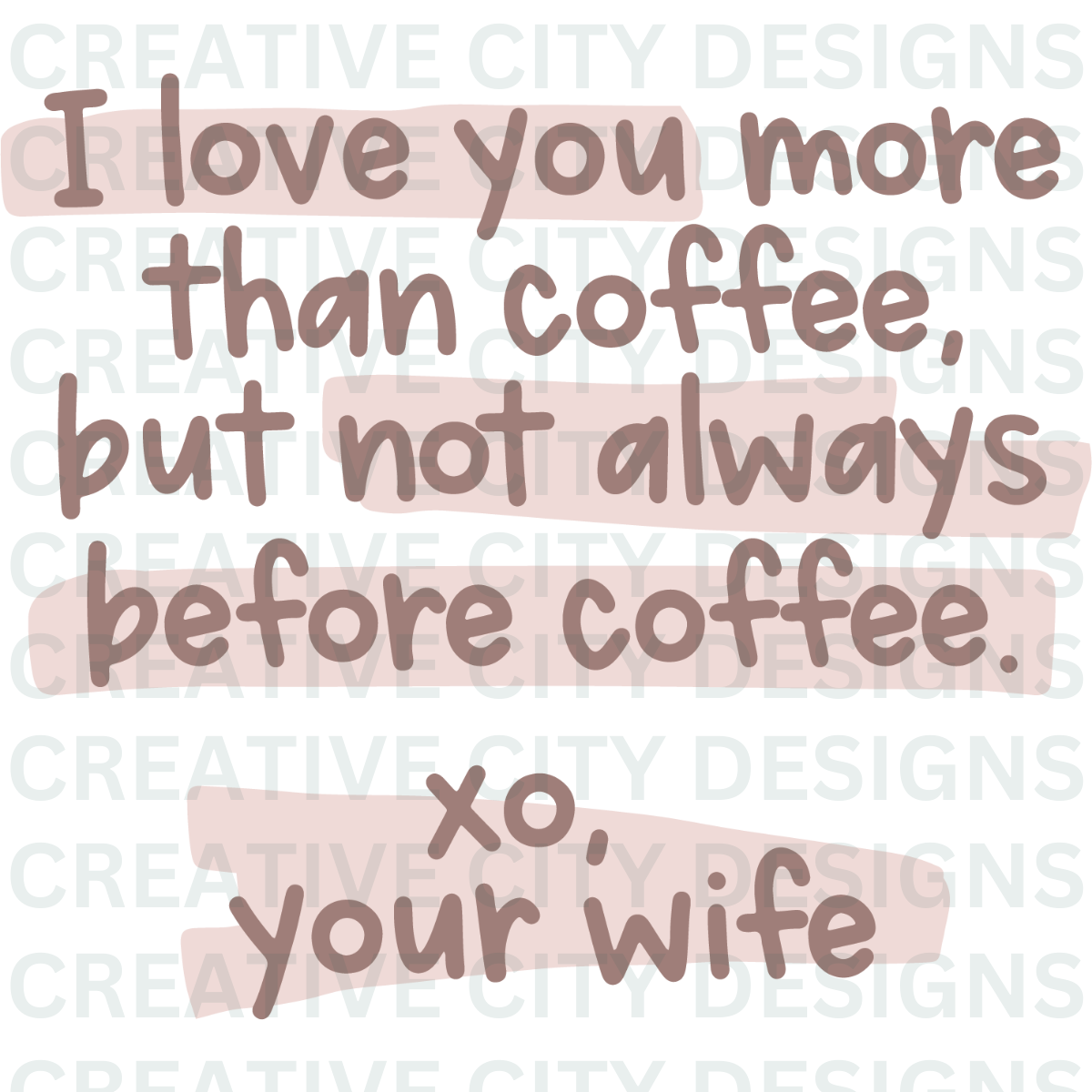 Not Before Coffee Decal – Creative City Designs