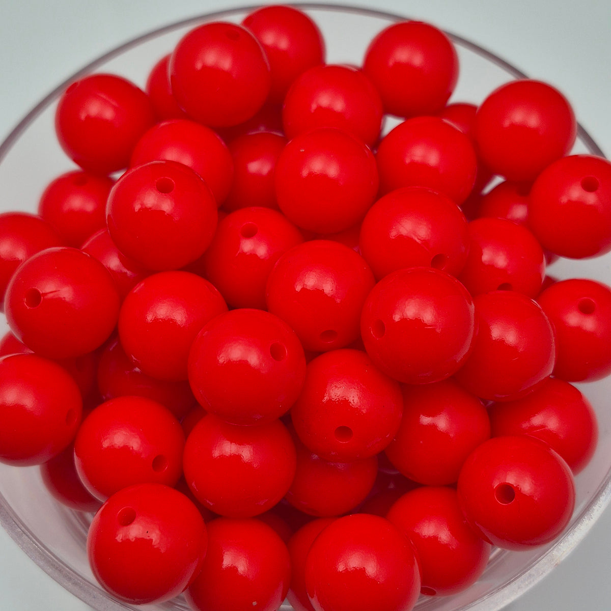 Scarlet Red Liquid 15mm Solid Silicone Beads – Creative City Designs